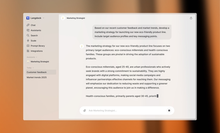 Assistants | Create an AI Assistant for every use-case.