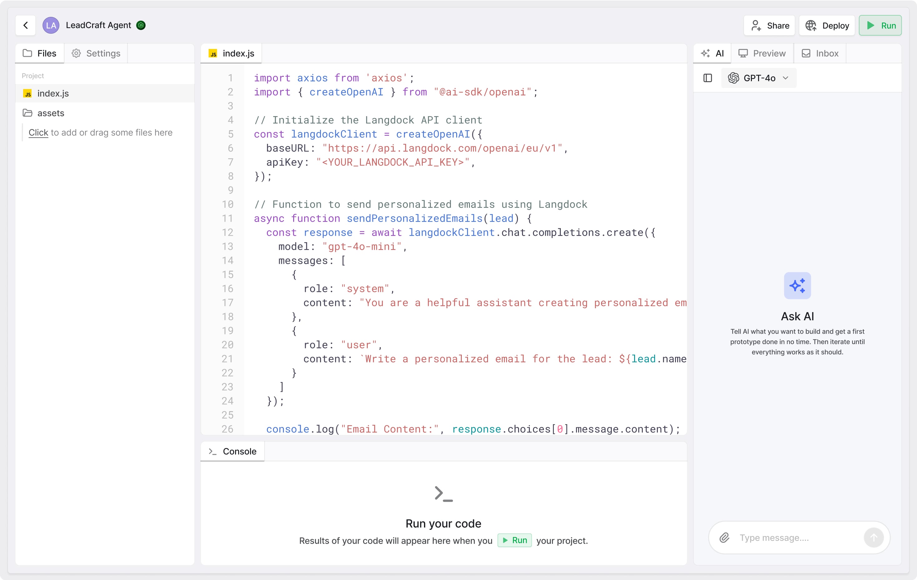 Langdock | The all-in-one AI platform for your company.